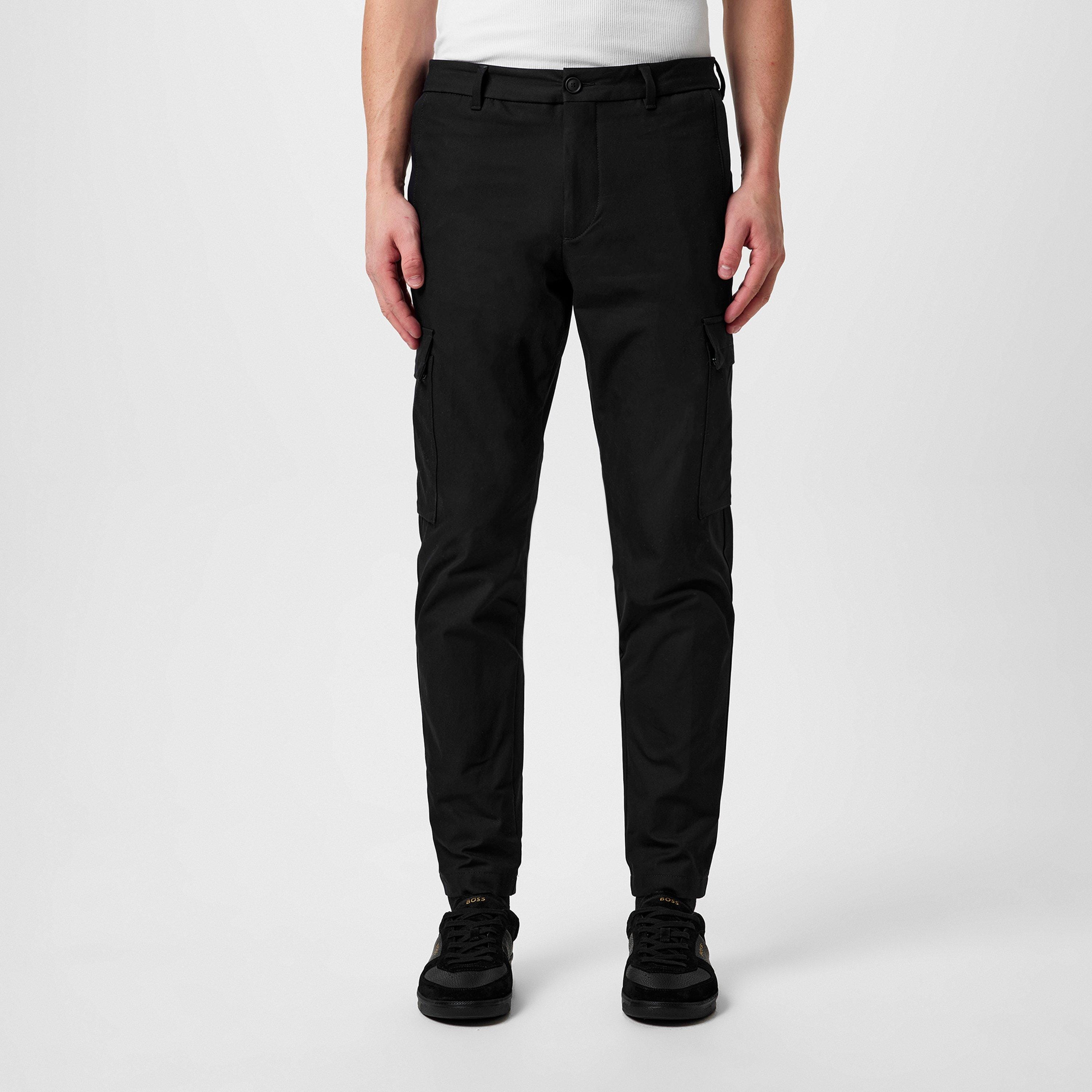 Men's Boss Kaiton Cargo Pants in Black