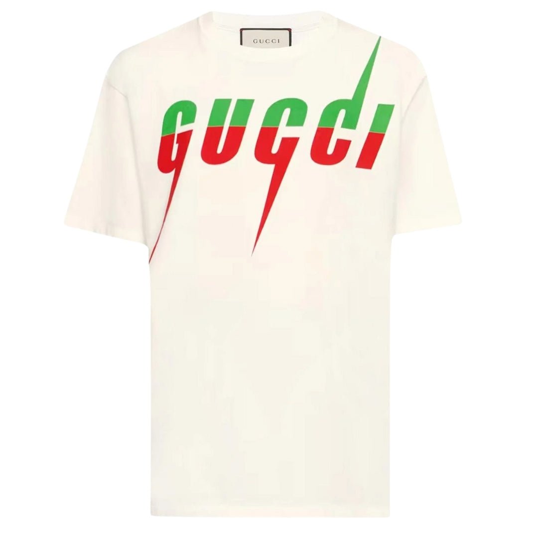 Gucci Blade Logo Oversized Fit White T-Shirt