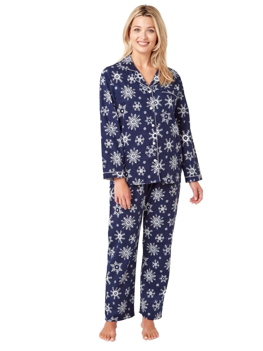 Penguin Print Brushed Cotton Pyjama Set