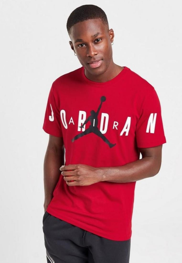 Nike Air Jordan Stretch T Shirt in Red