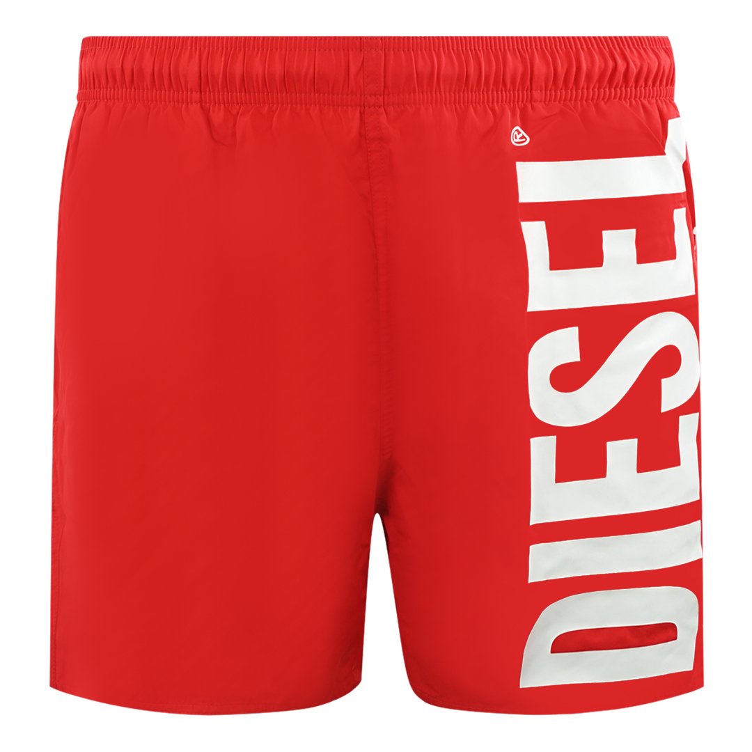 Diesel BMBX-WAVE-WF Red Swim Shorts
