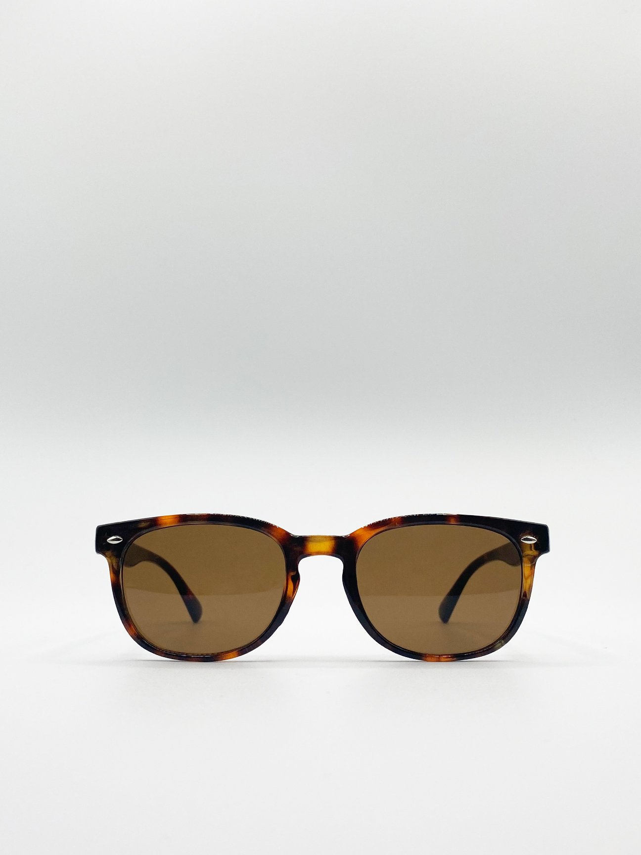 Classic Preppy Square Frame Sunglasses