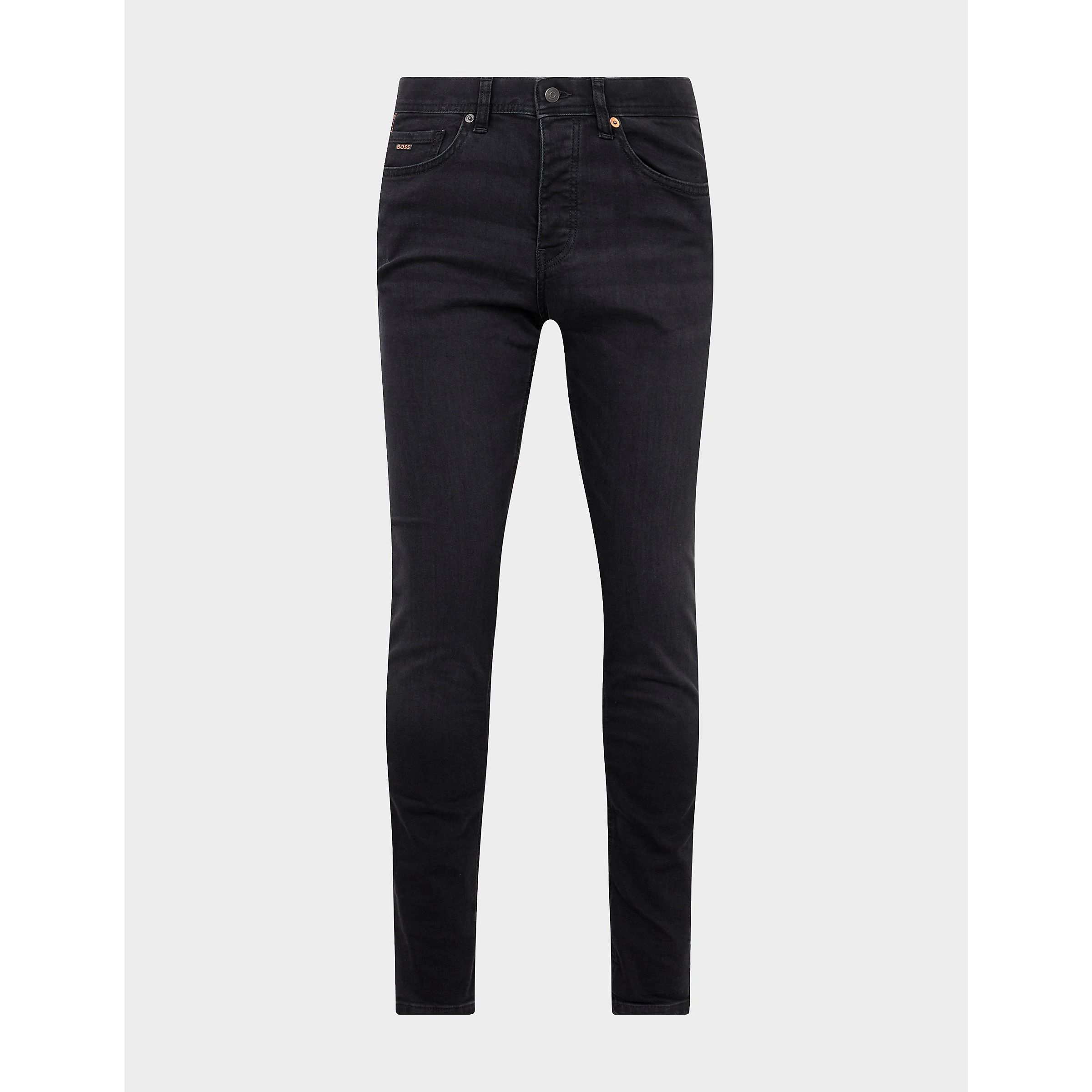 Men's Hugo Boss Taber Tapered-Fit Jeans in Black