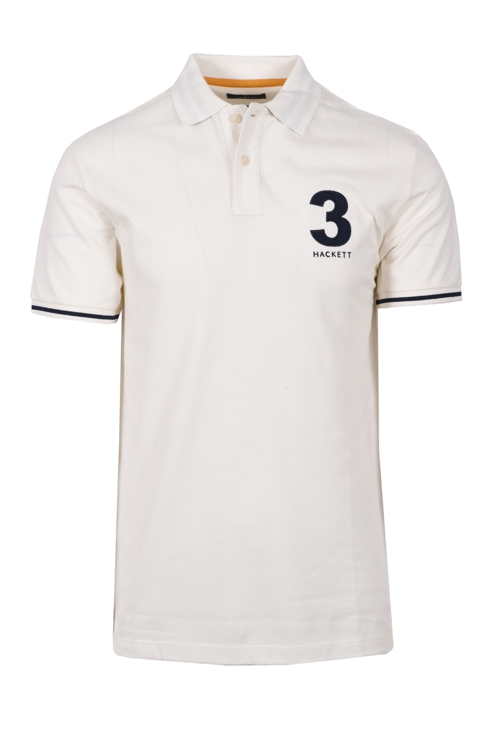 Hackett Heritage Number Polo Shirt White