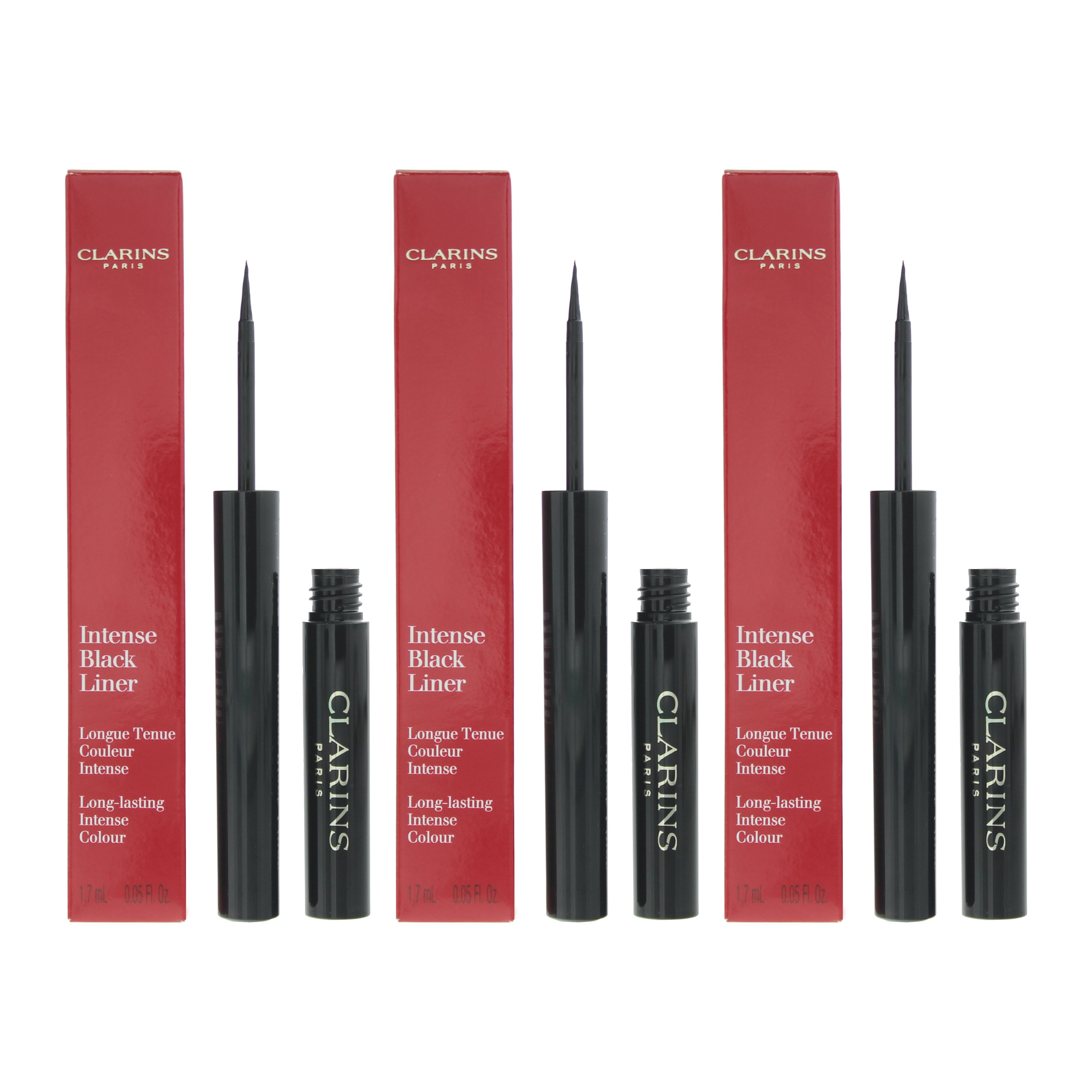 Clarins Intense Black Eye Liner 1.7ml x 3