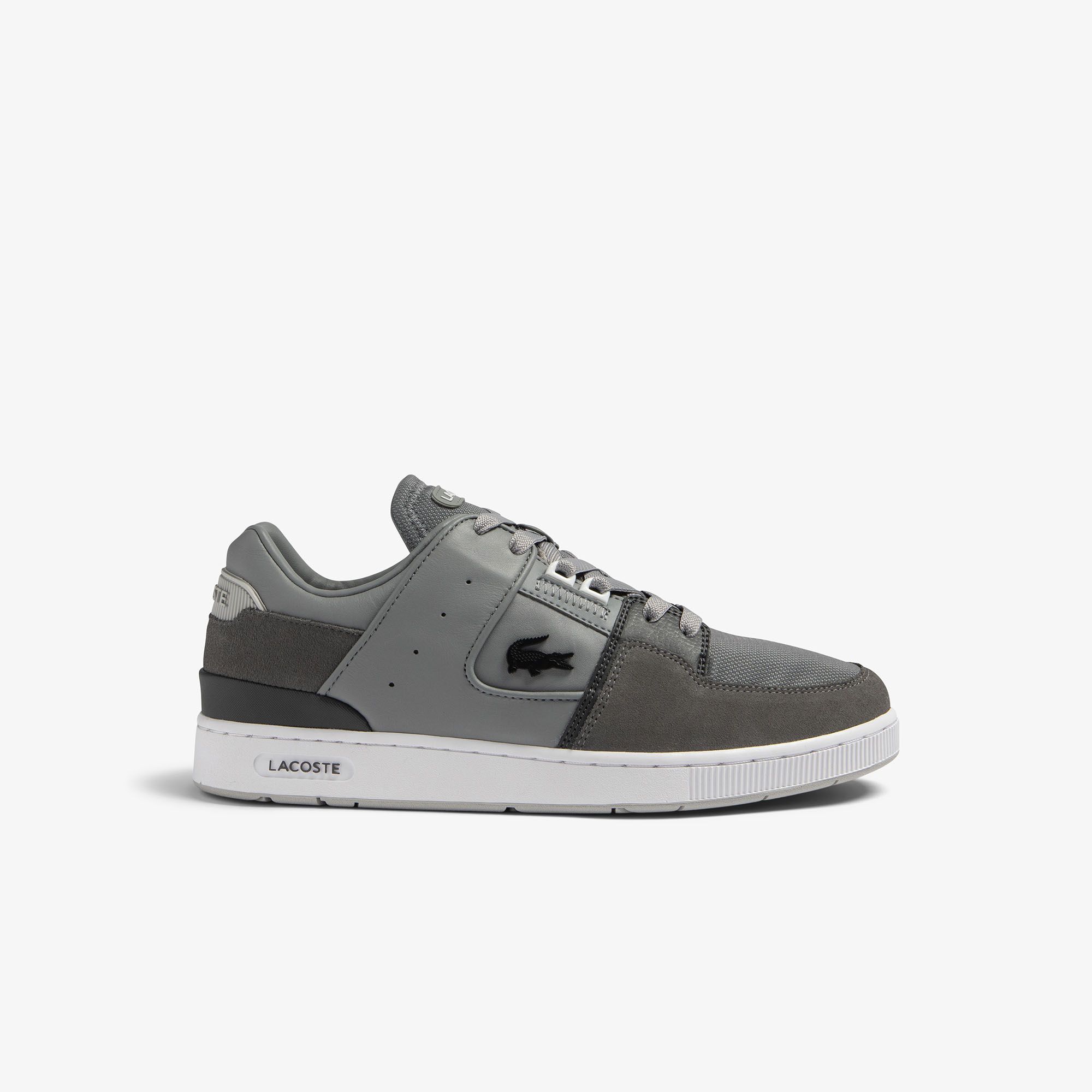 Men's Lacoste Court Cage Shoes in Grey White
