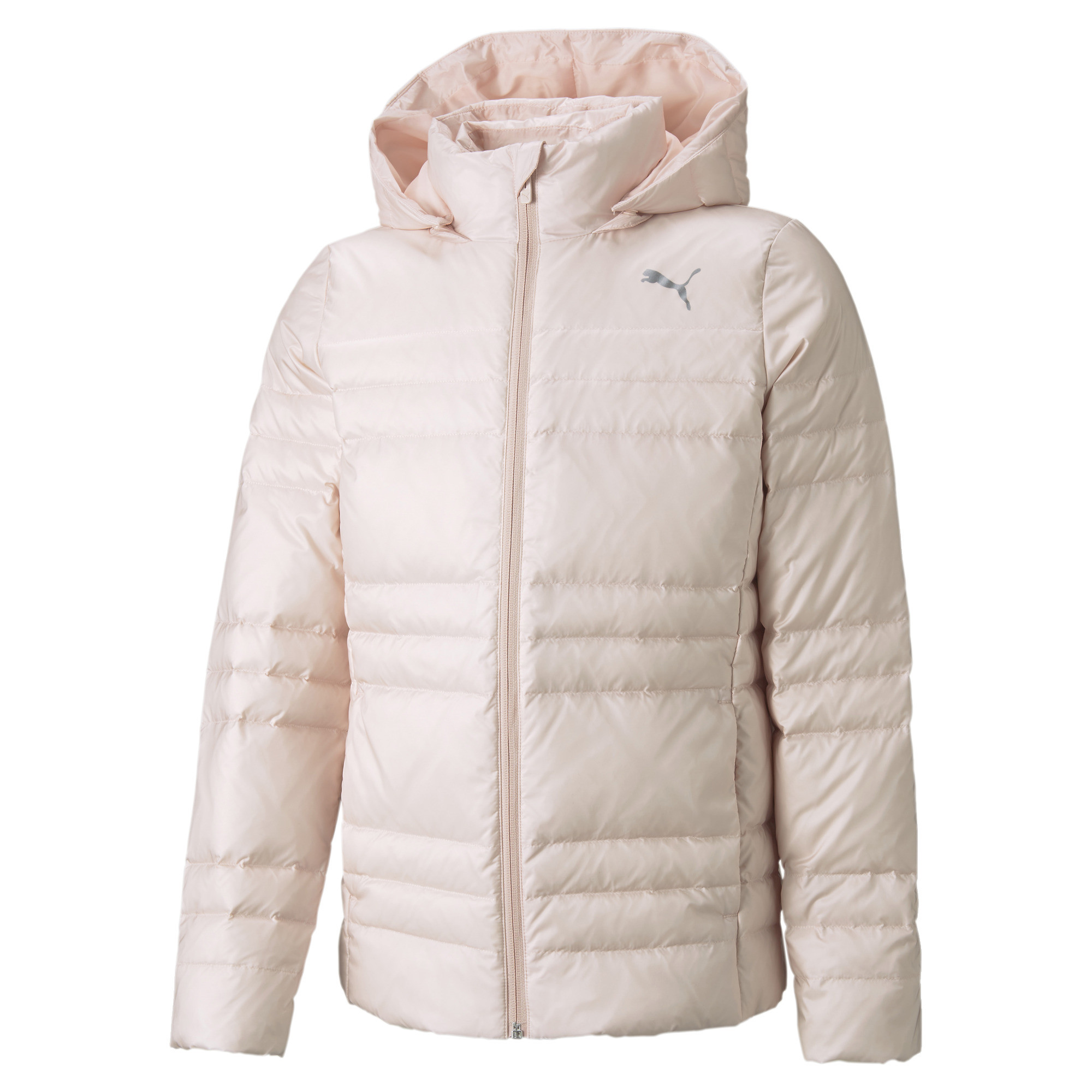 PUMA Kids Girls Light Goose Down Youth Jacket - Pink