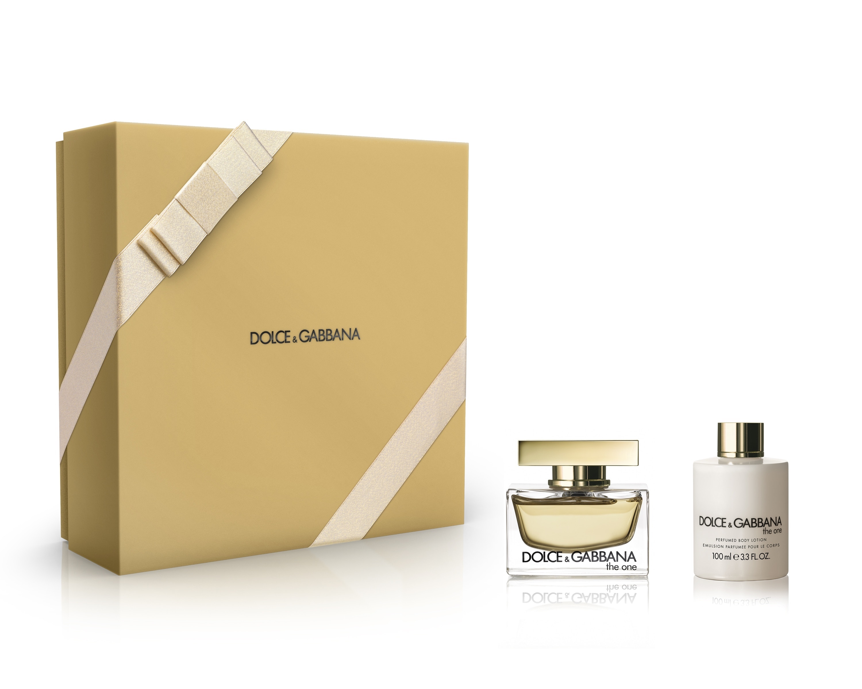Dolce And Gabbana The One Gift Set 50Ml Eau De Parfum And 100Ml Body Lotion