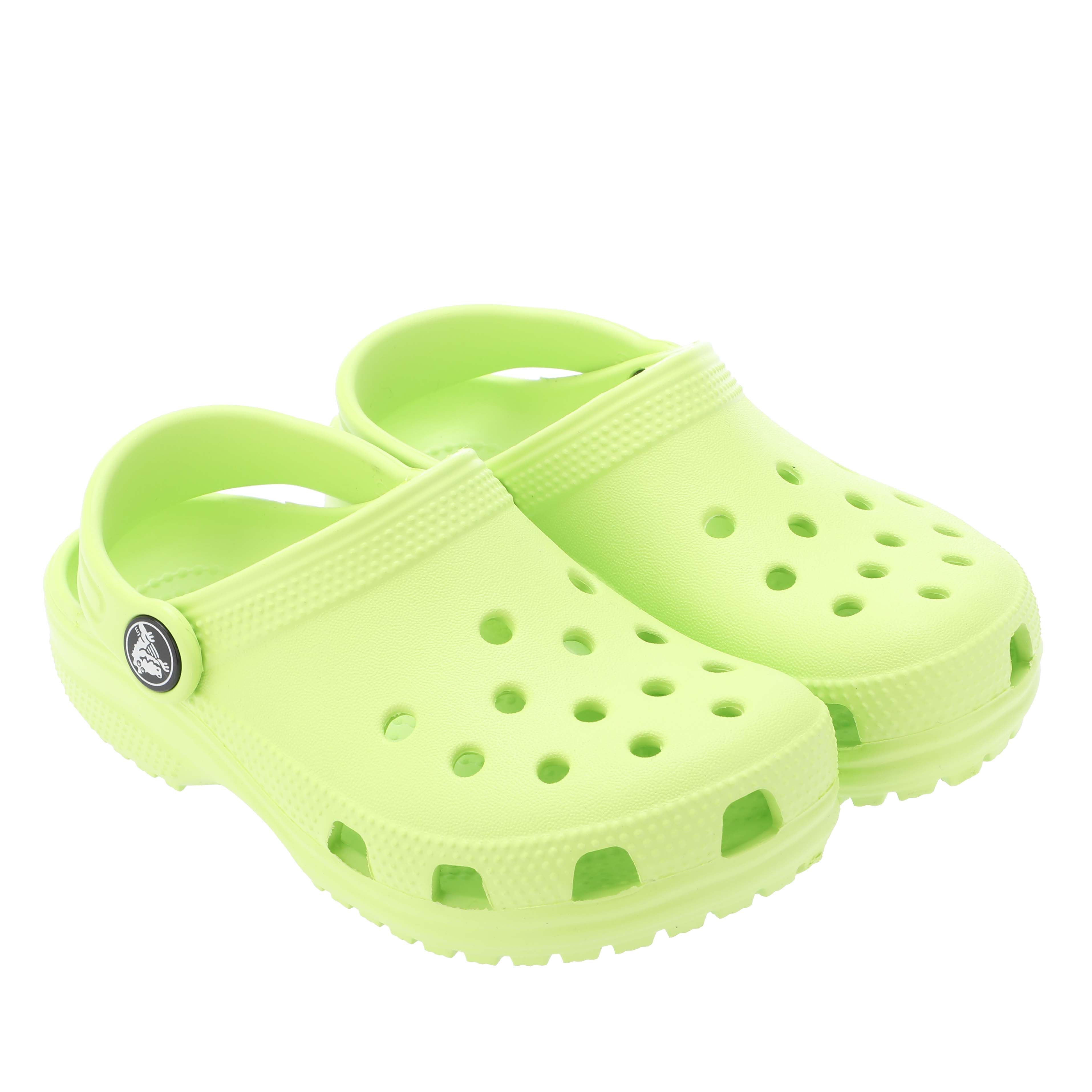Boy's Crocs Infant Classic Clogs in Lime