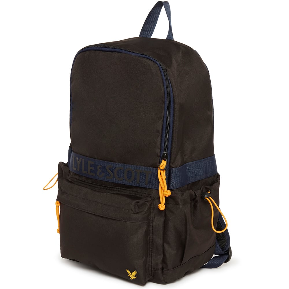 Lyle & Scott Recycled Ripstop Backpack in Black