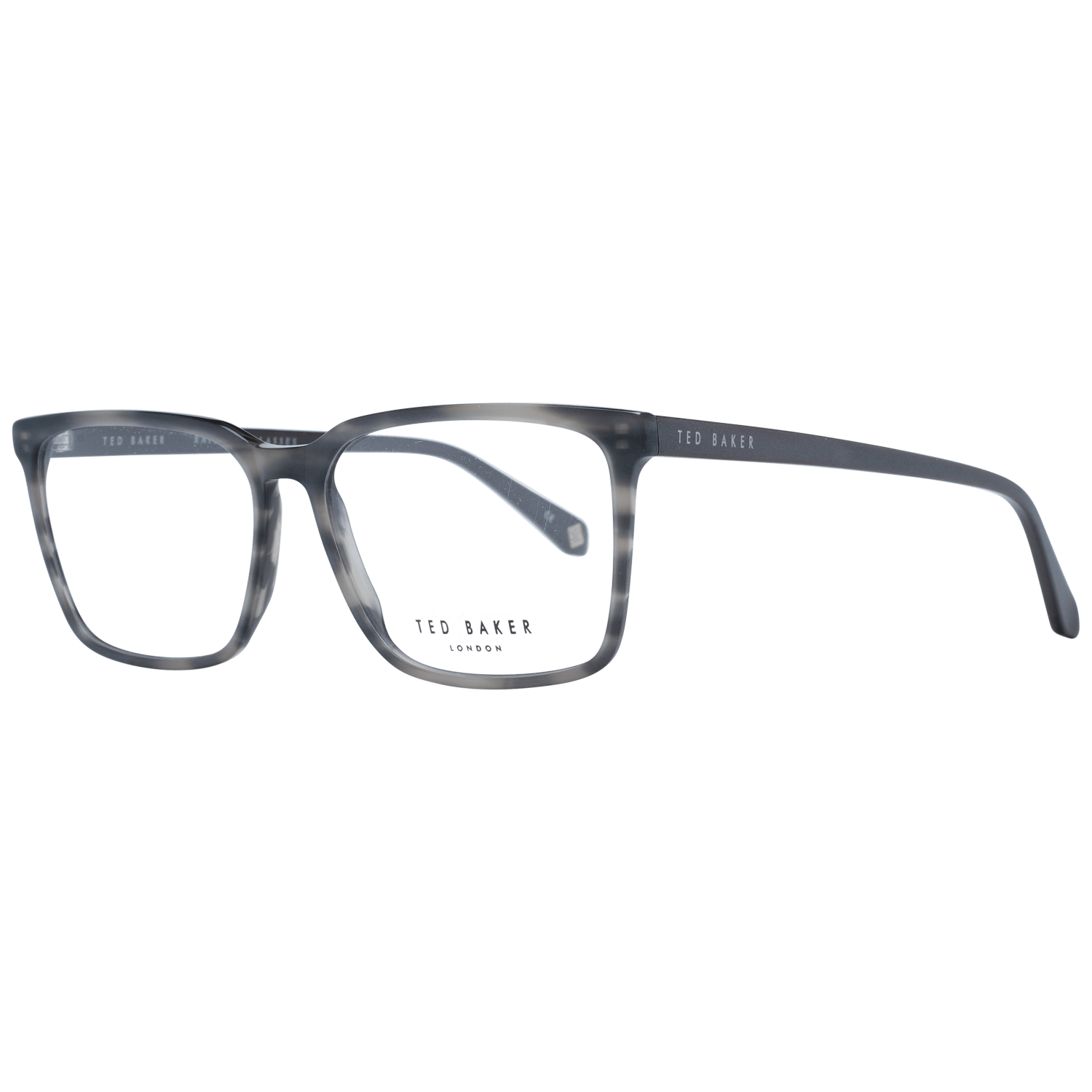 Ted Baker Square Mens Grey Horn Glasses