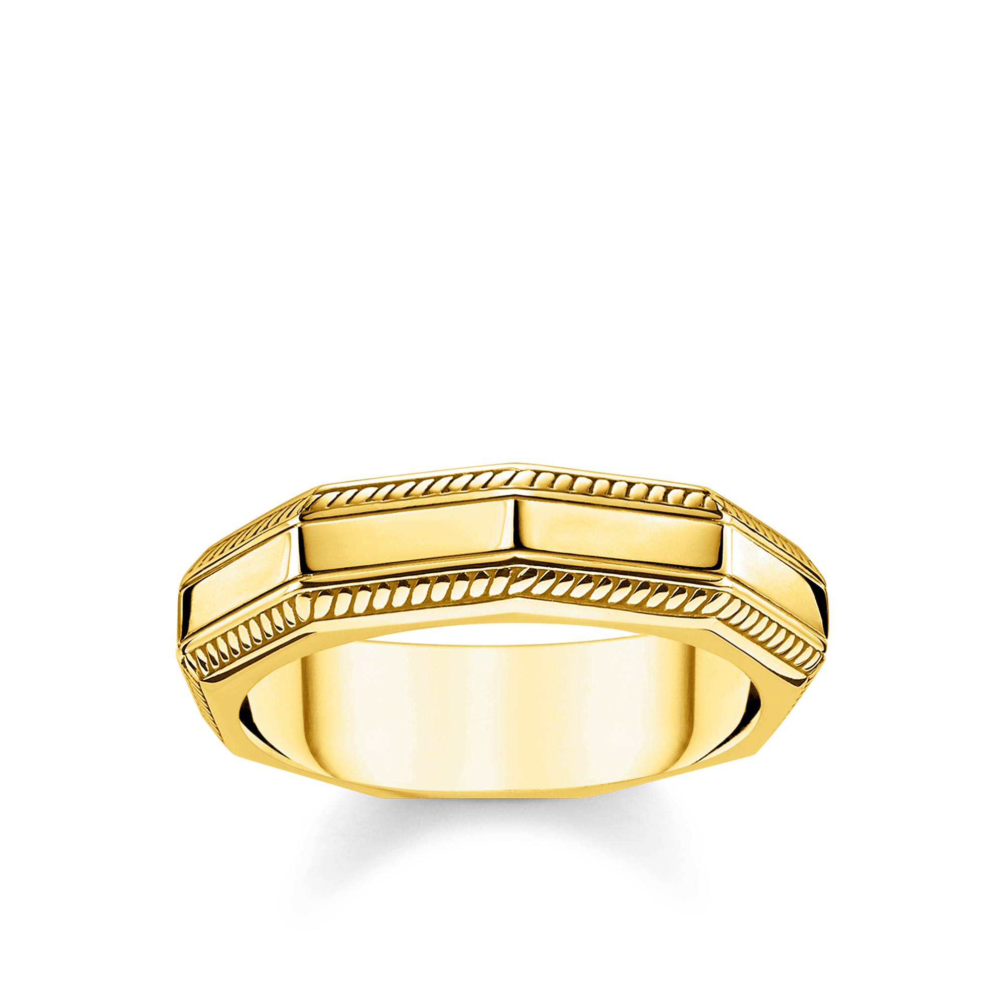 Unisex Ring Angular Gold