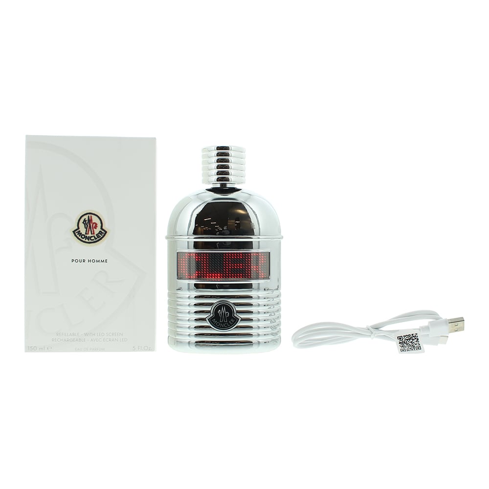 Moncler Pour Homme Refilable With Led Screen Eau De Parfum 150ml Spray ...
