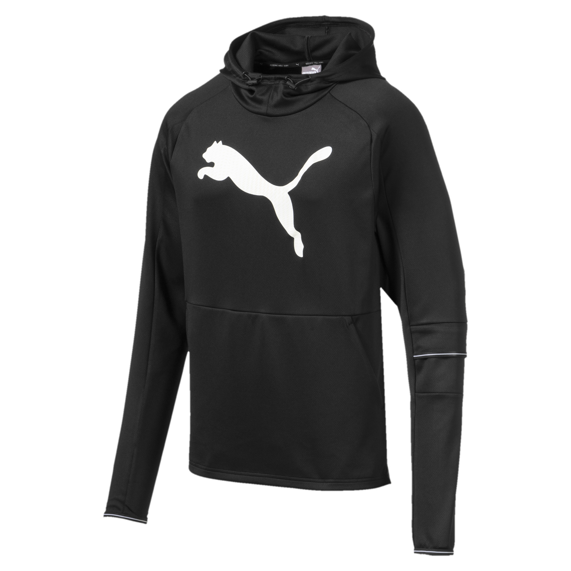 Puma Tech Sports Mens Black Hoodie