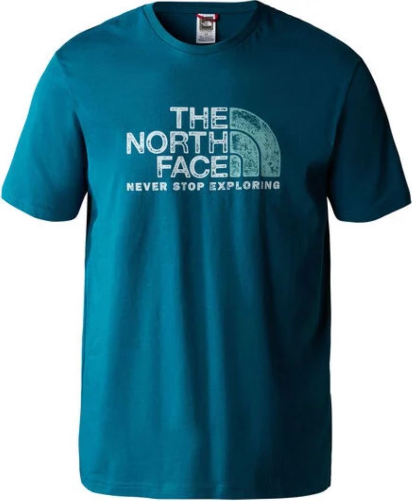 The North Face Mens Rust Logo T-Shirt Blue