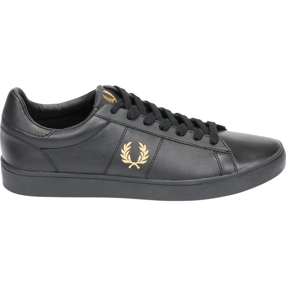 Fred Perry Spencer Läder B8250 102 Svart Träningsskor