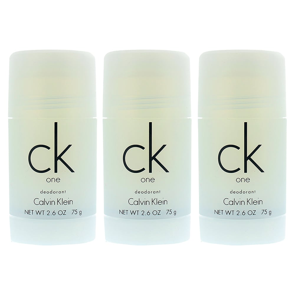 Calvin Klein CK One Deodorant Stick 75g x 3