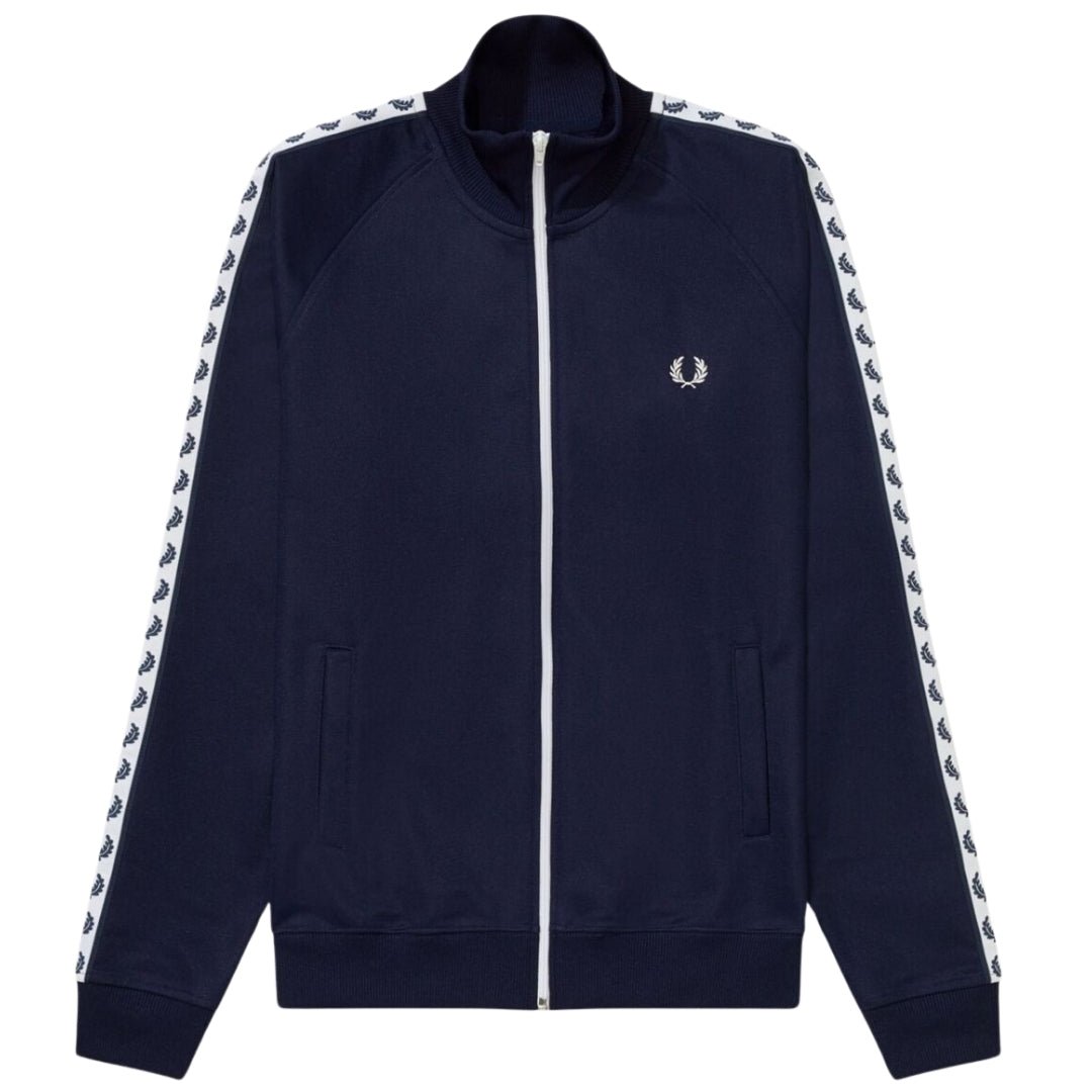 Fred Perry Carbon Blue Taped Hem Track Jacket