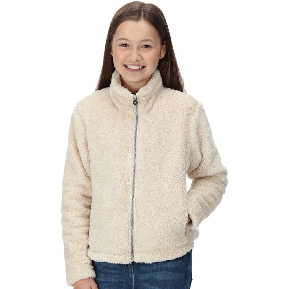 Regatta Girls Kallye Full Zip Fluffy Fleece Jacket