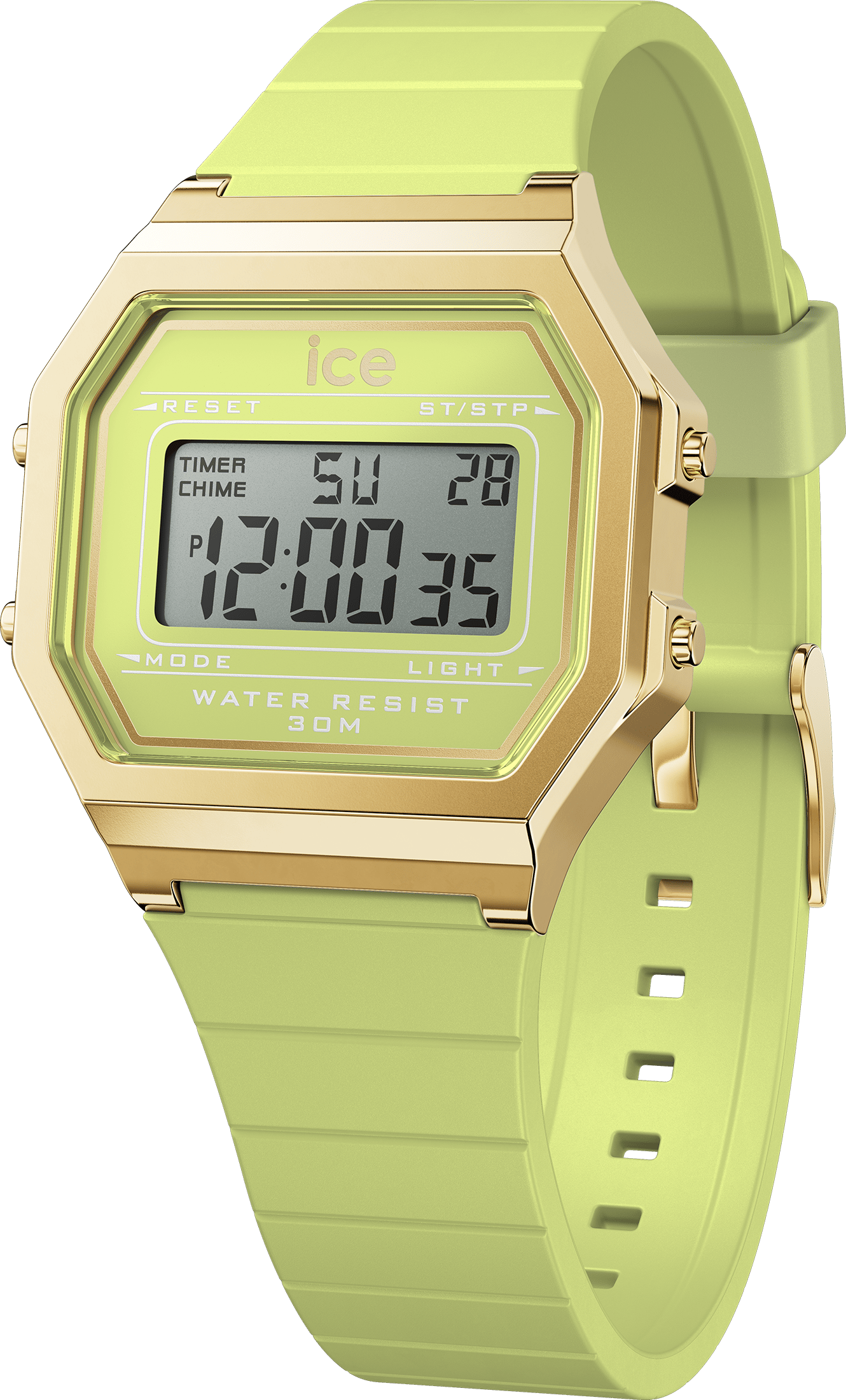 Ice Watch Ice Digit Retro - Daiquiri Groen Dameshorloge 022059