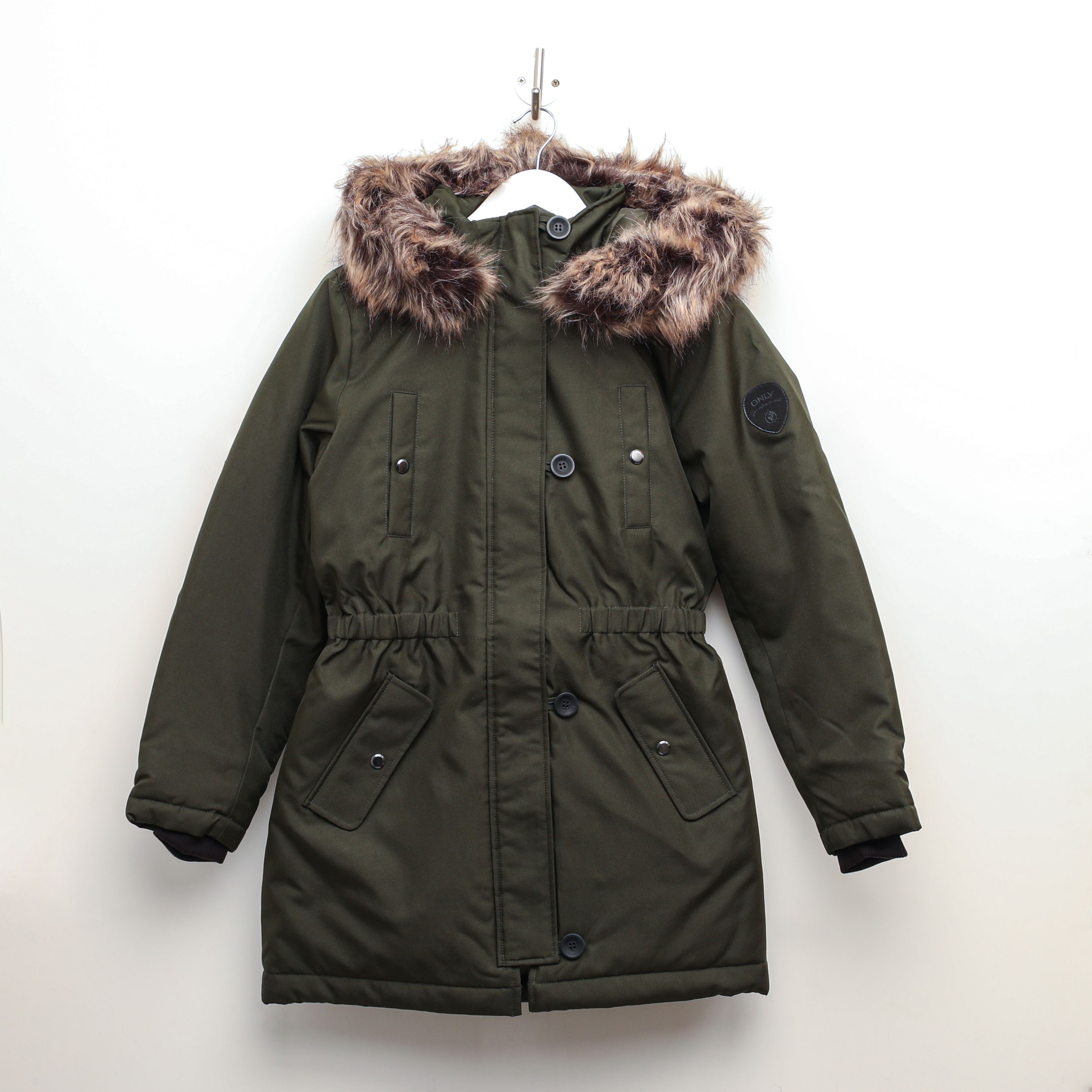 Women's Only Iris Winter Parka Jacket in Green