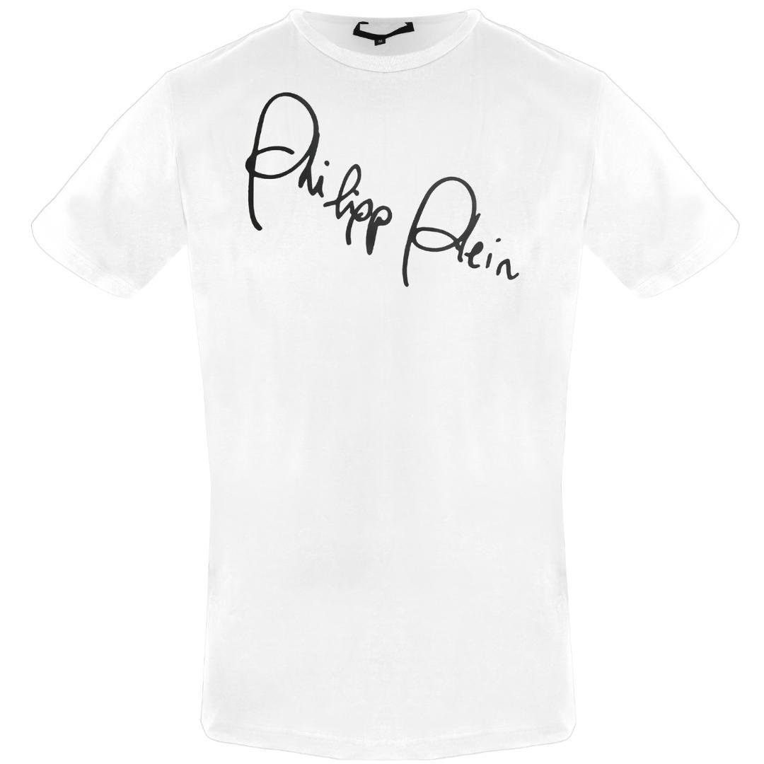 Philipp Plein Signature Logo camiseta interior blanca
