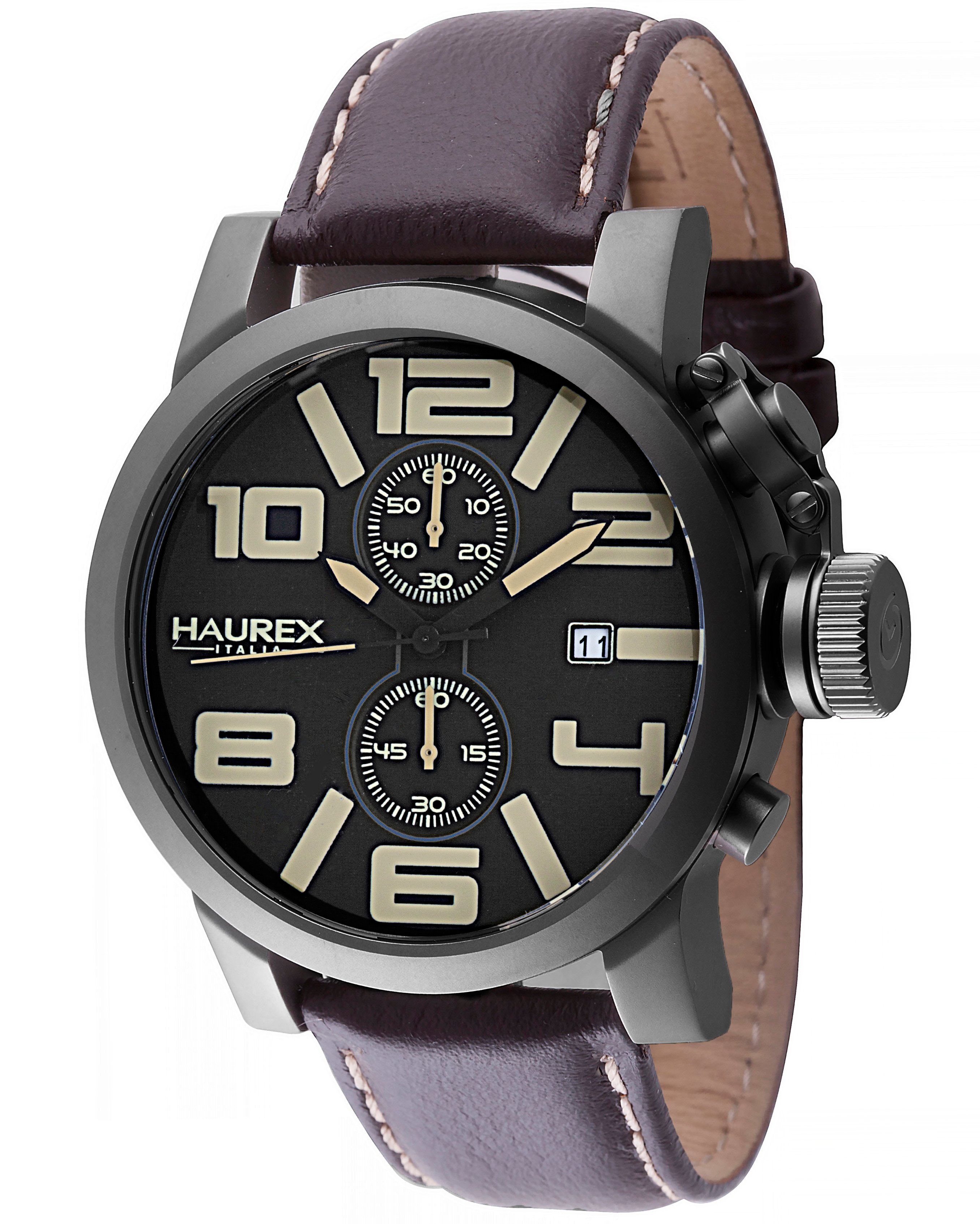 Haurex italy:turbina mens black watch