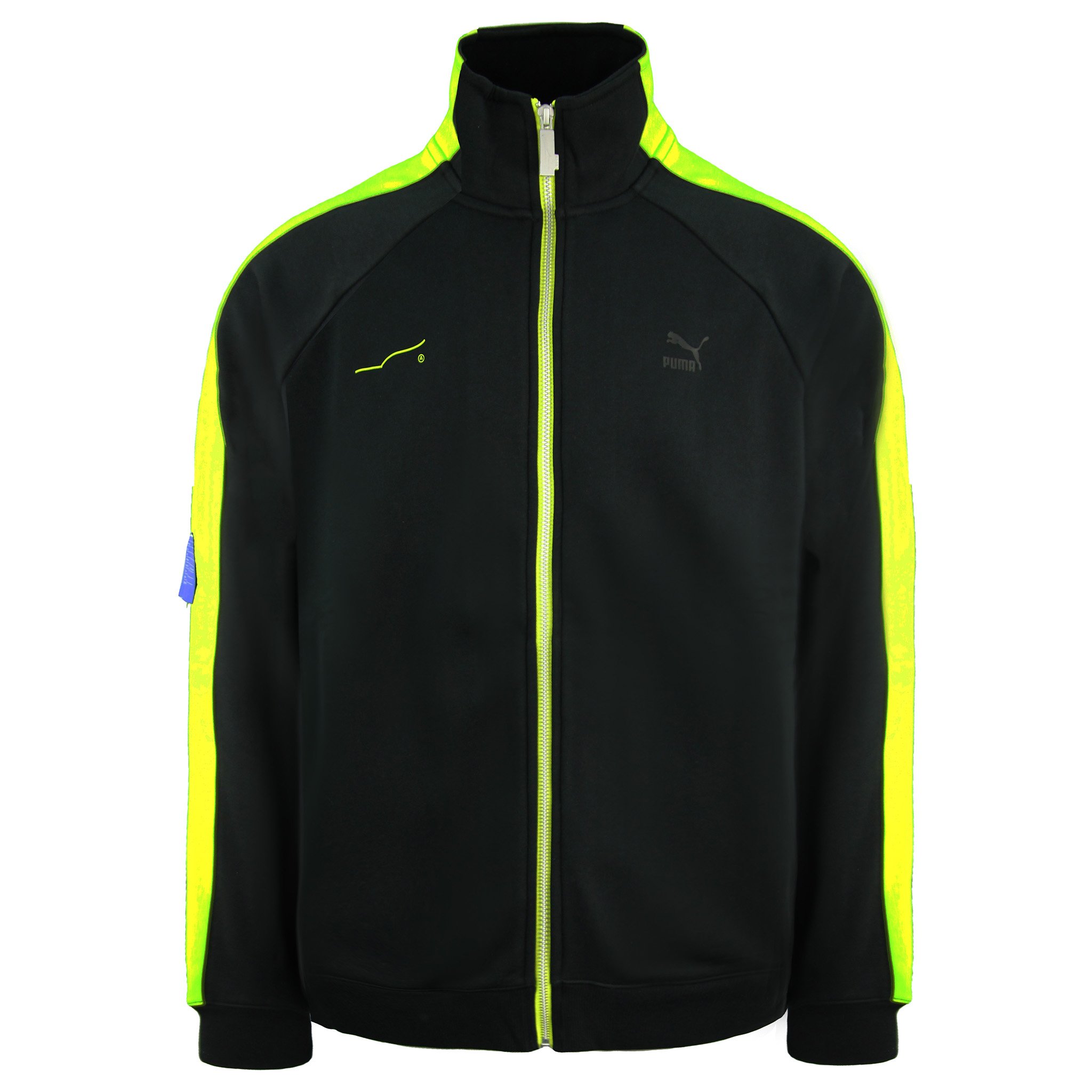 Puma x Ader Error T7 Track Top Zip Up Black Mens Jacket 595533 01