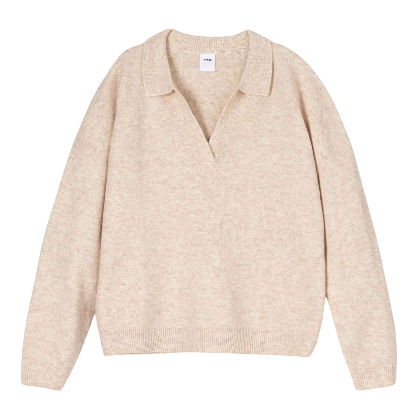 Collared Oversize Jumper