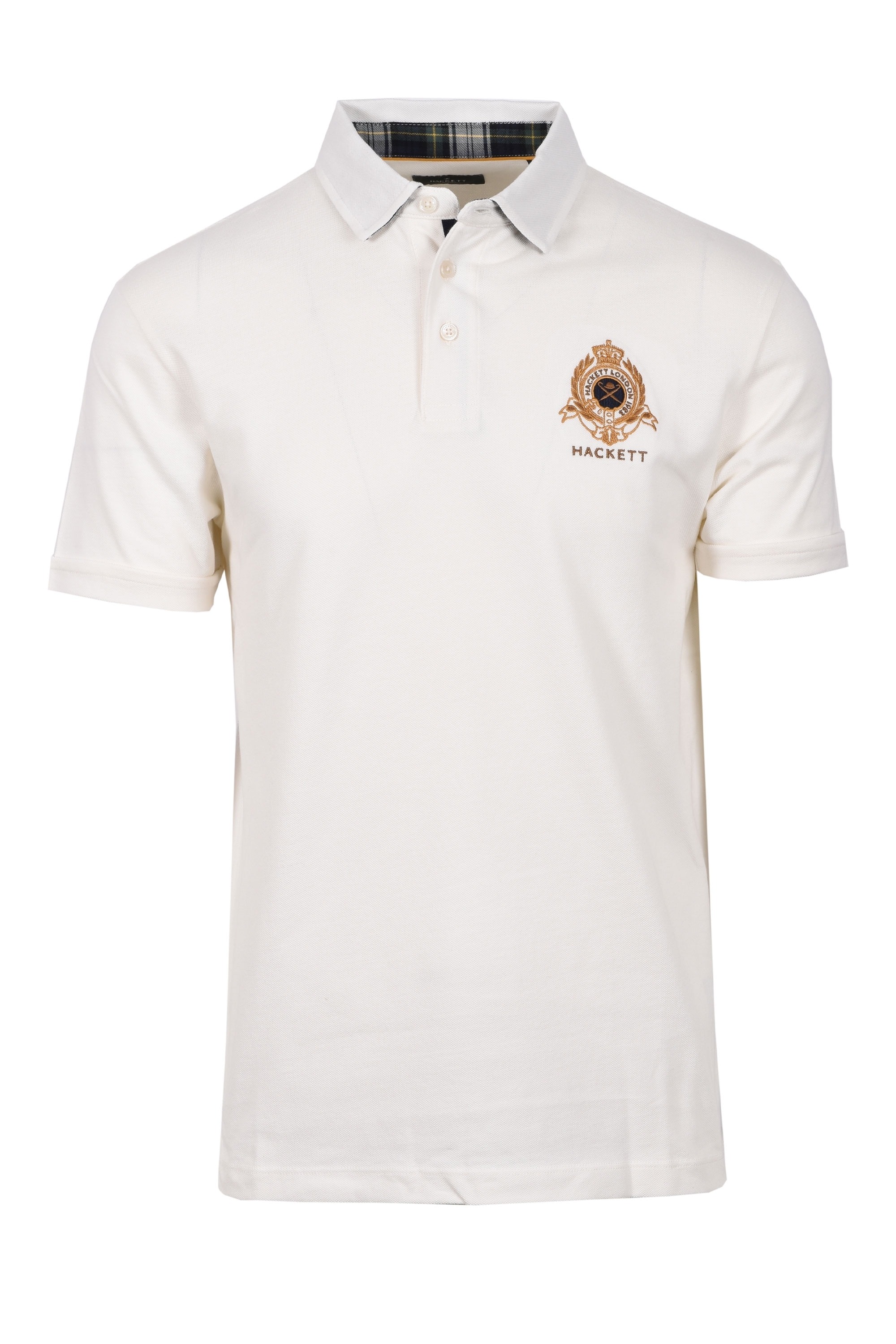 Hackett Heritage Logo Polo Antique White