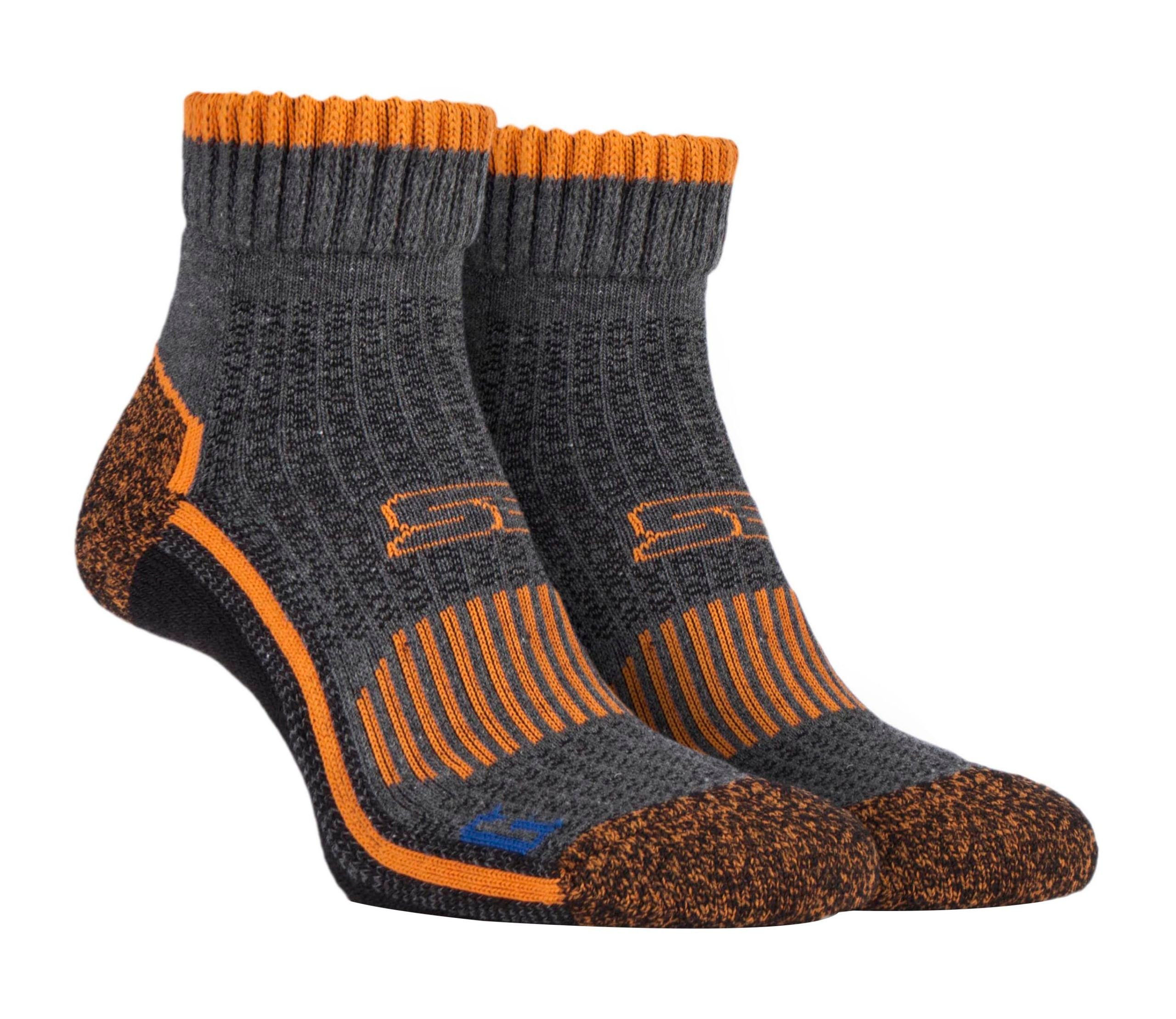 Storm Bloc Mens Cotton Rich High Ankle Length Hiking Trekking Socks