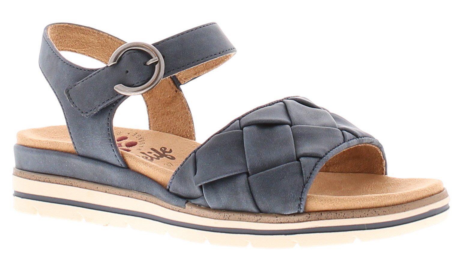 Relife Womens Fashion Sandals Retain Buckle navy