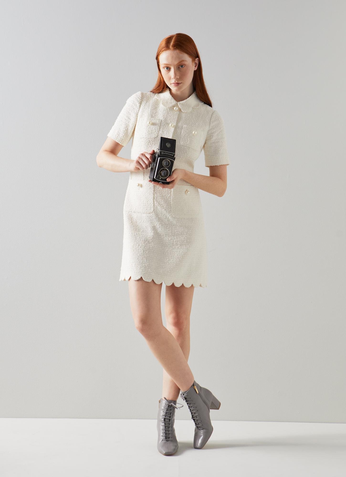 LK Bennett Venetia Dresses, Cream