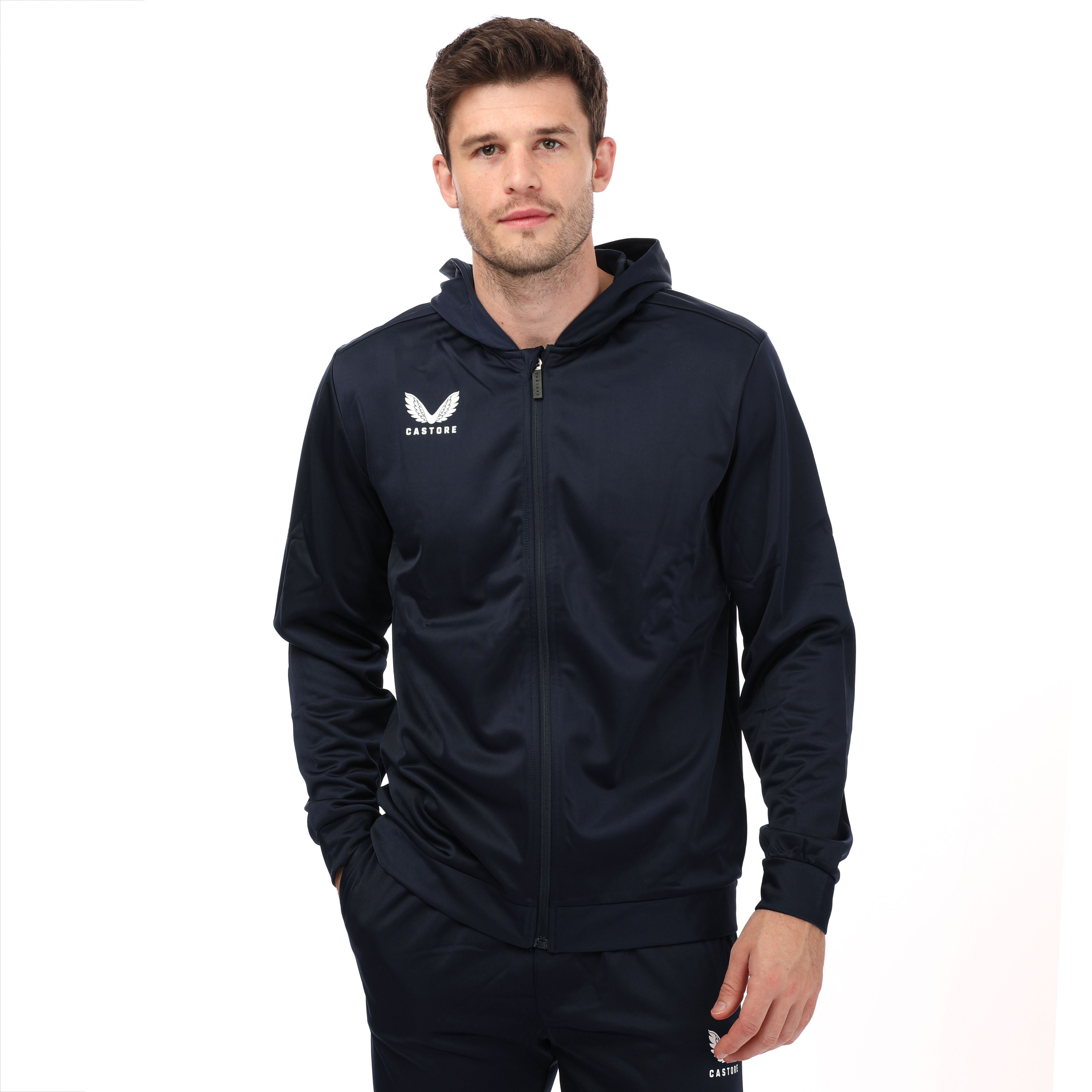 Men's Castore Zip Through Hoody in Navy
