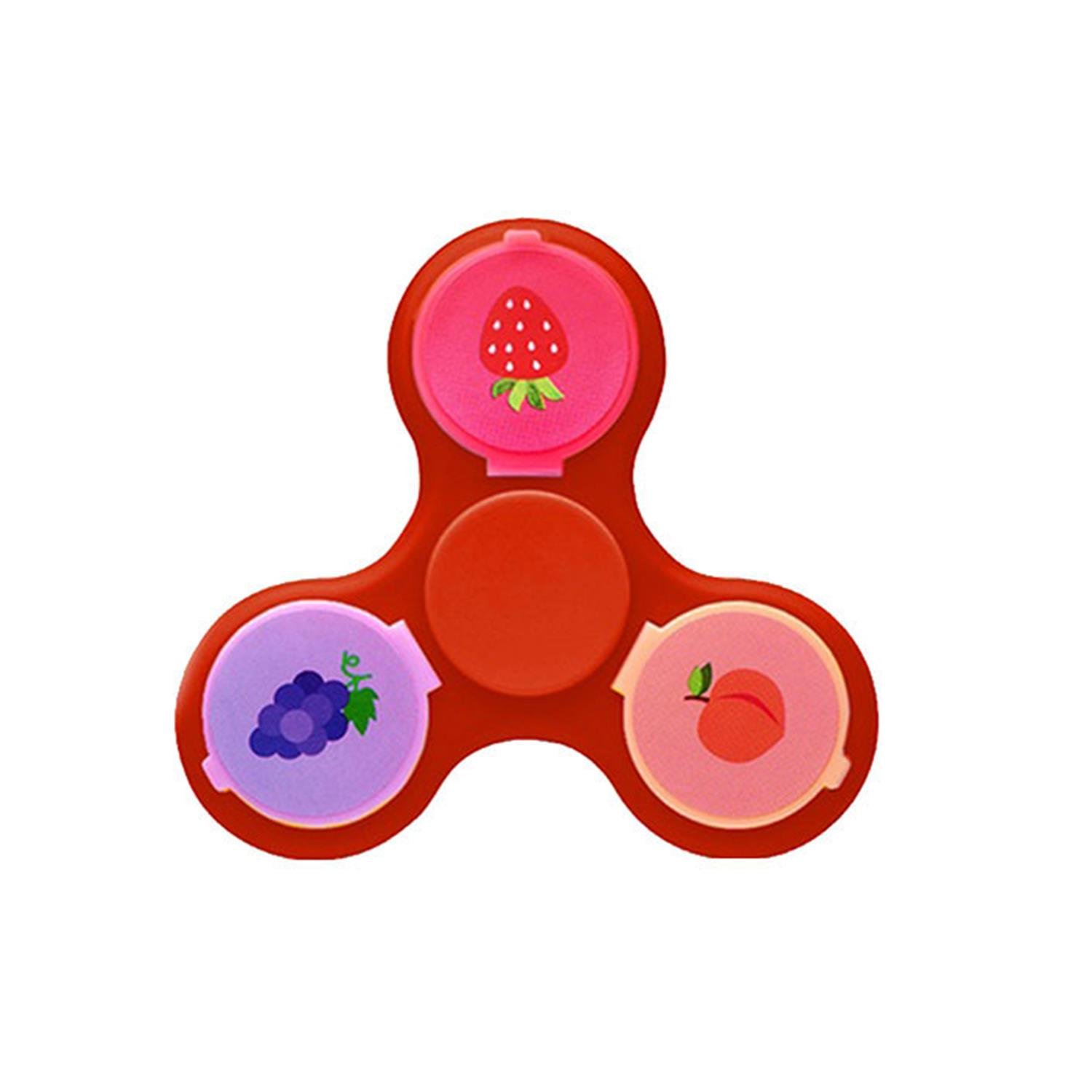 Aquarius 2-in-1 Metal Glam Finger Spinners with Three Different Lip ...