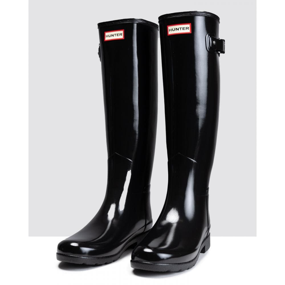 Hunter Refined Tall Gloss Slim Fit Womens Boots