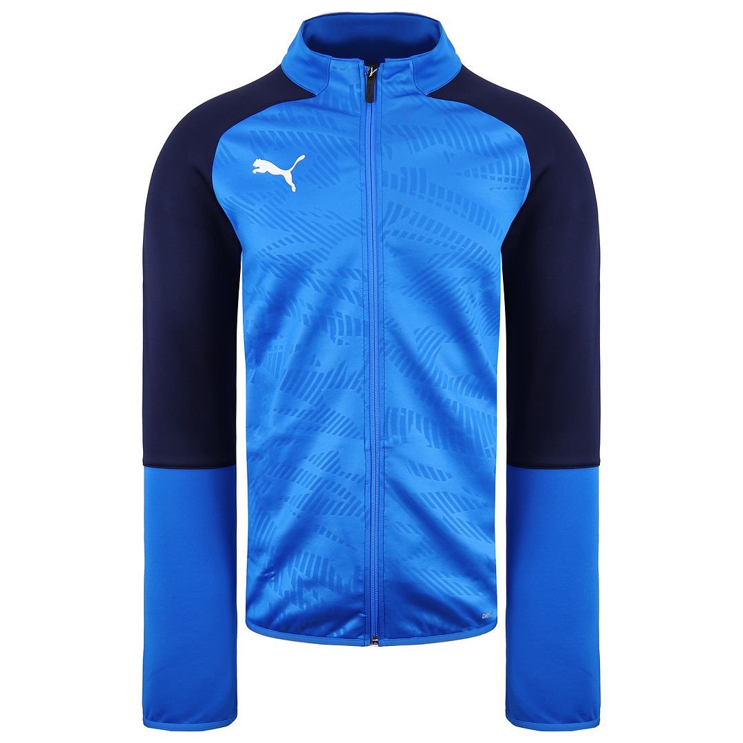 Puma Long Sleeve Zip Up Blue Mens Track Jacket 656193 02
