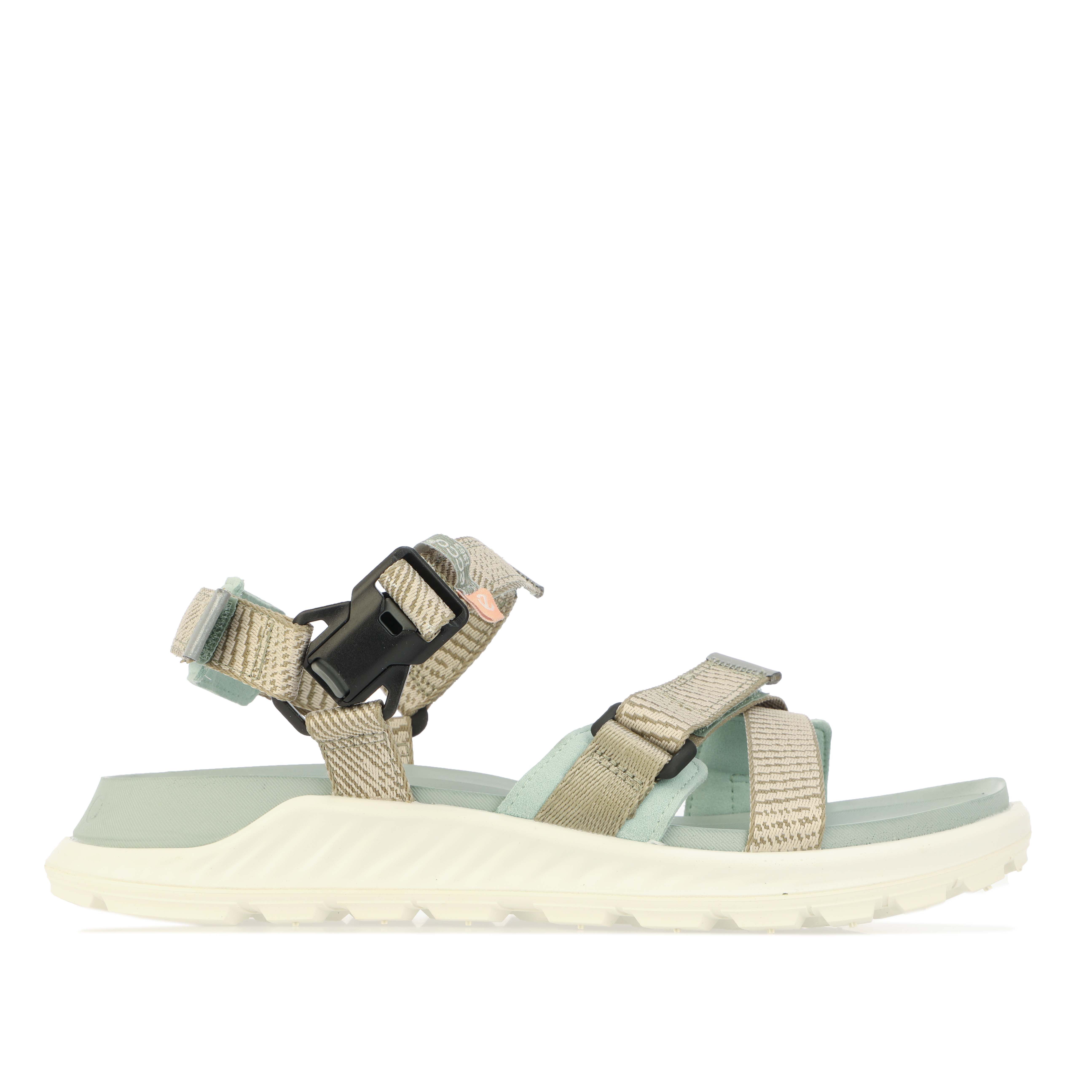 Ecco Exowrap sandalen voor dames, beige