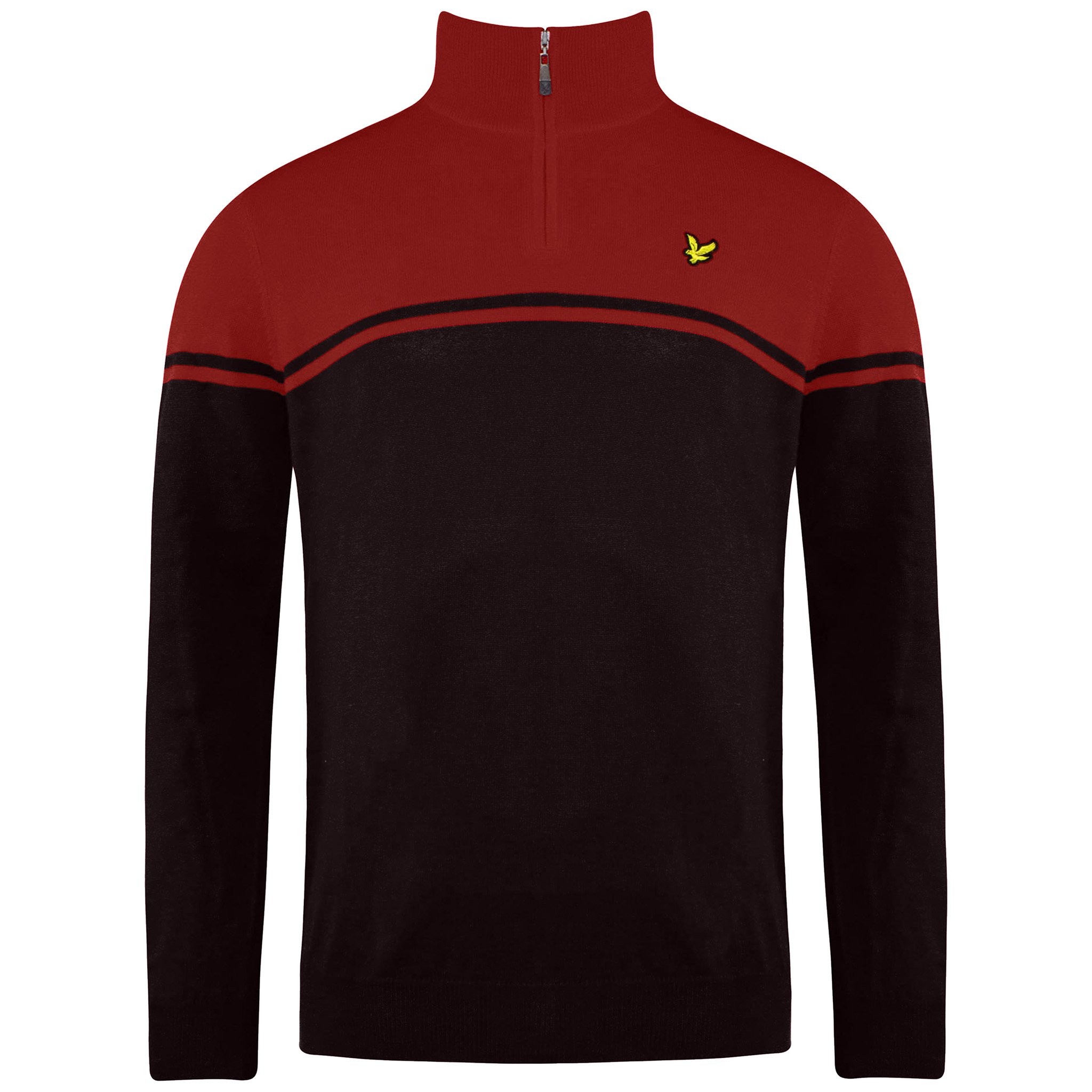 Lyle & Scott Croft Golf Mens Brown Pullover