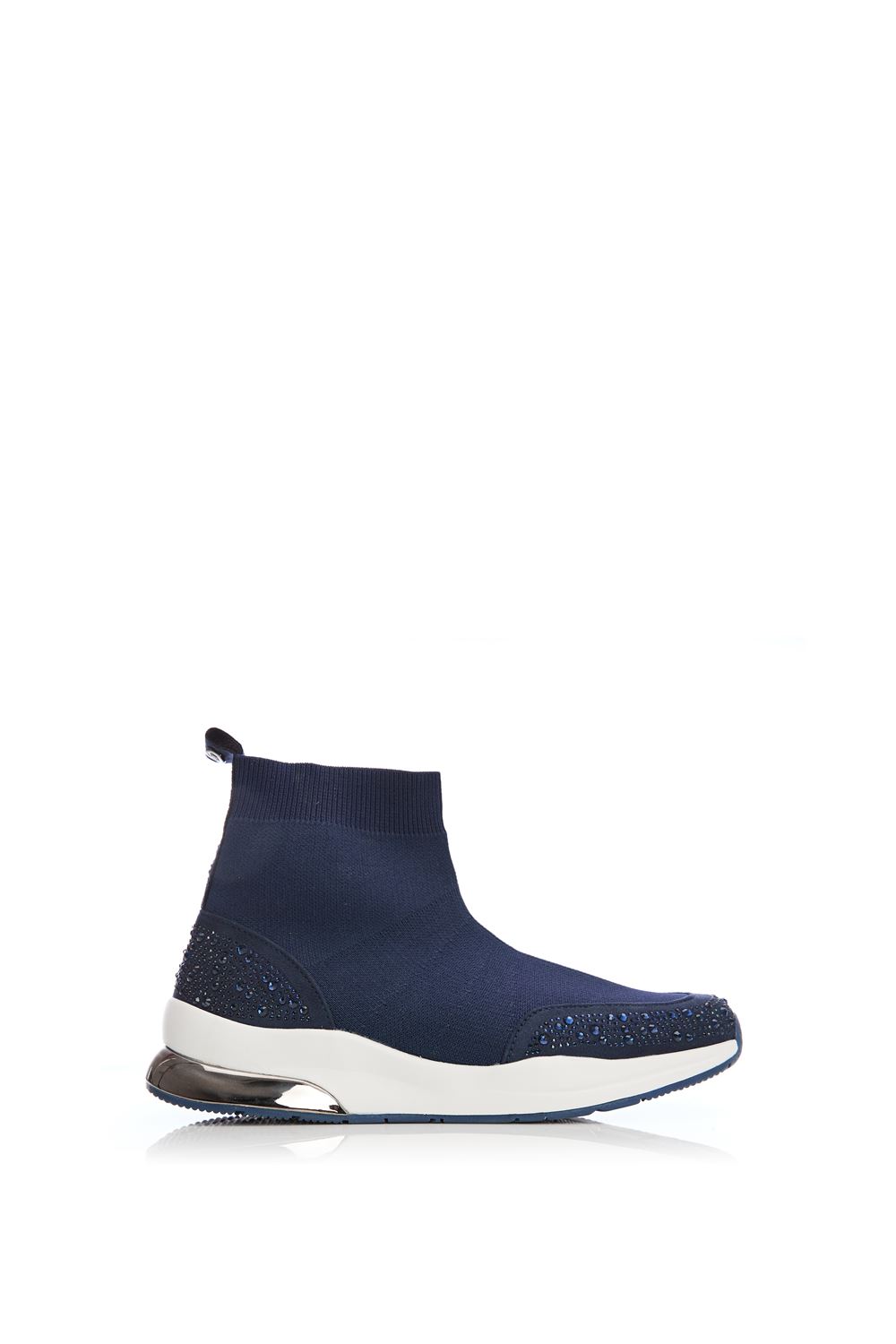 'Bronsie' Navy Textile Trainers