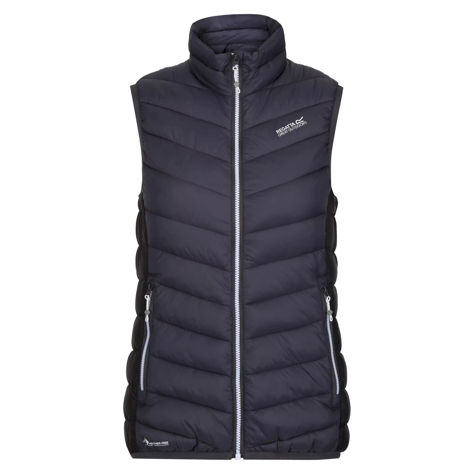 Regatta Womens/Ladies Harrock Lightweight Body Warmer (Seal Grey/Black)