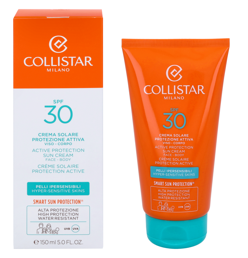 Collistar Active Protection Sun Cream Face Body 30 150ml.