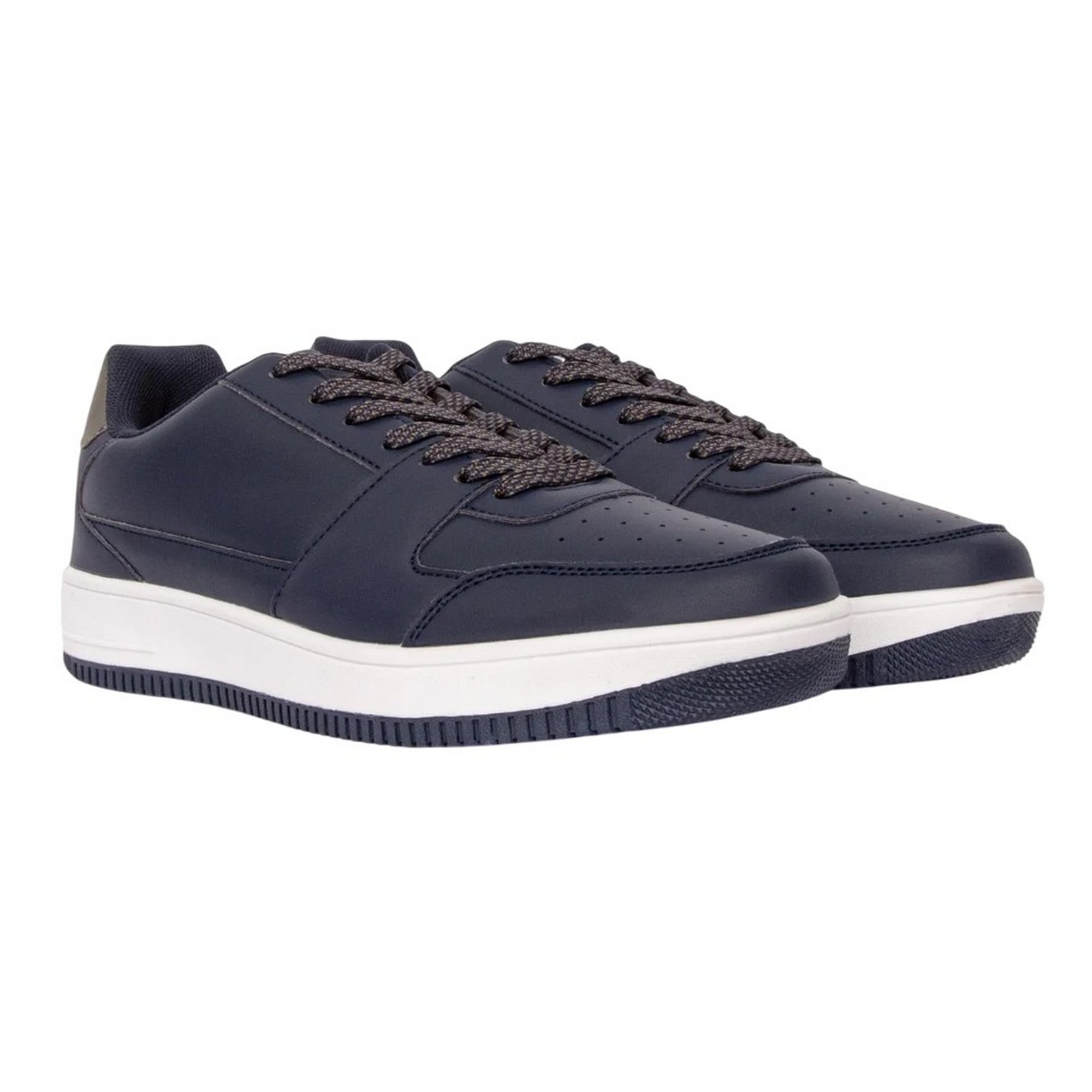 Crosshatch Mens Toribio Trainers (Navy)