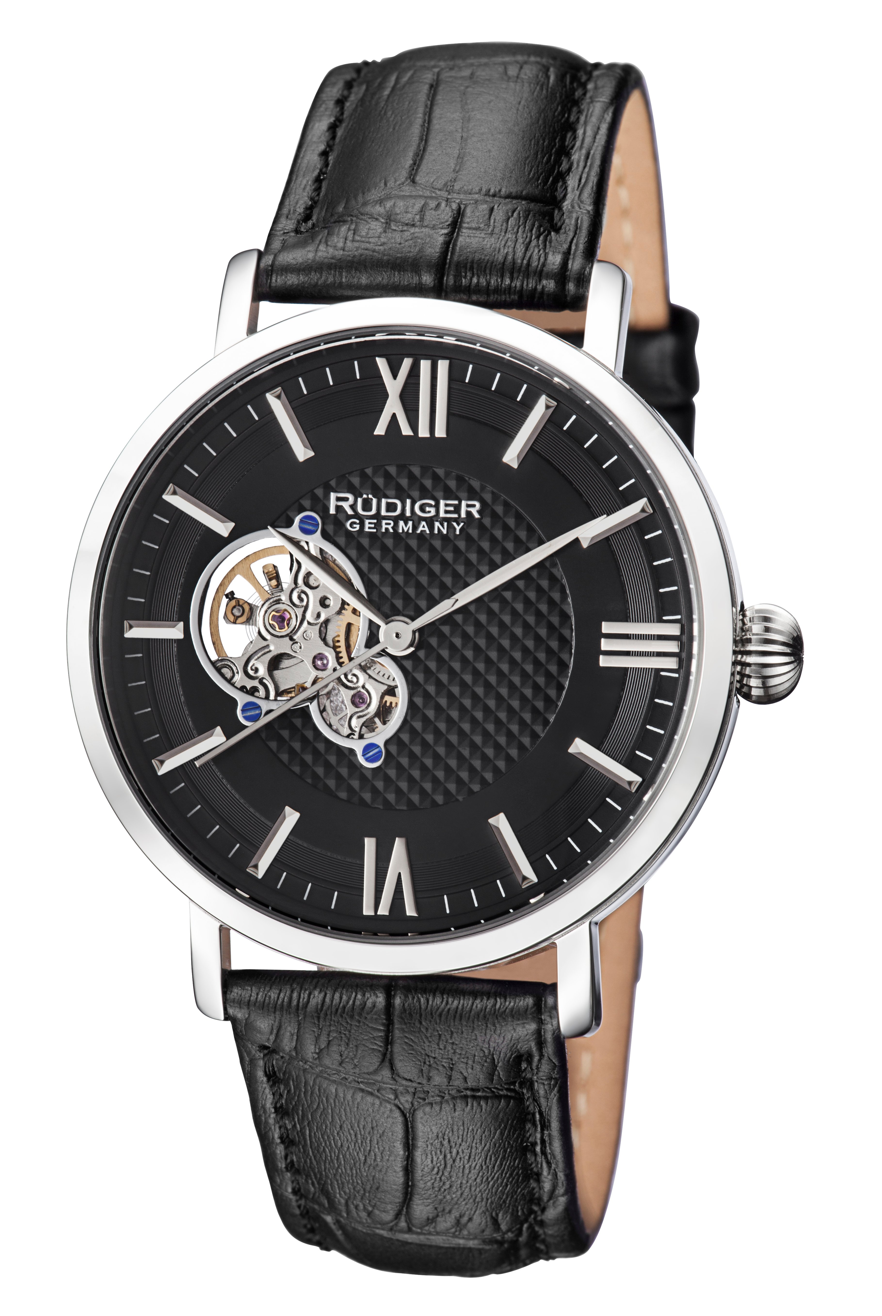 Rudiger Men's R3500-04-007 Stuttgart Analog Display Automatic Self Wind ...
