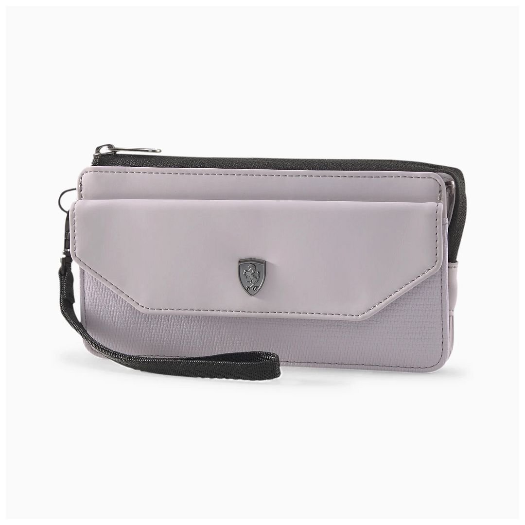 Puma Scuderia Ferrari Grey Leather Womens Wallet 053855 02