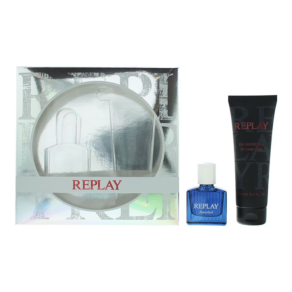 Replay Essential For Him Eau De Toilette 30ml + Shower Gel 100ml Gift Set