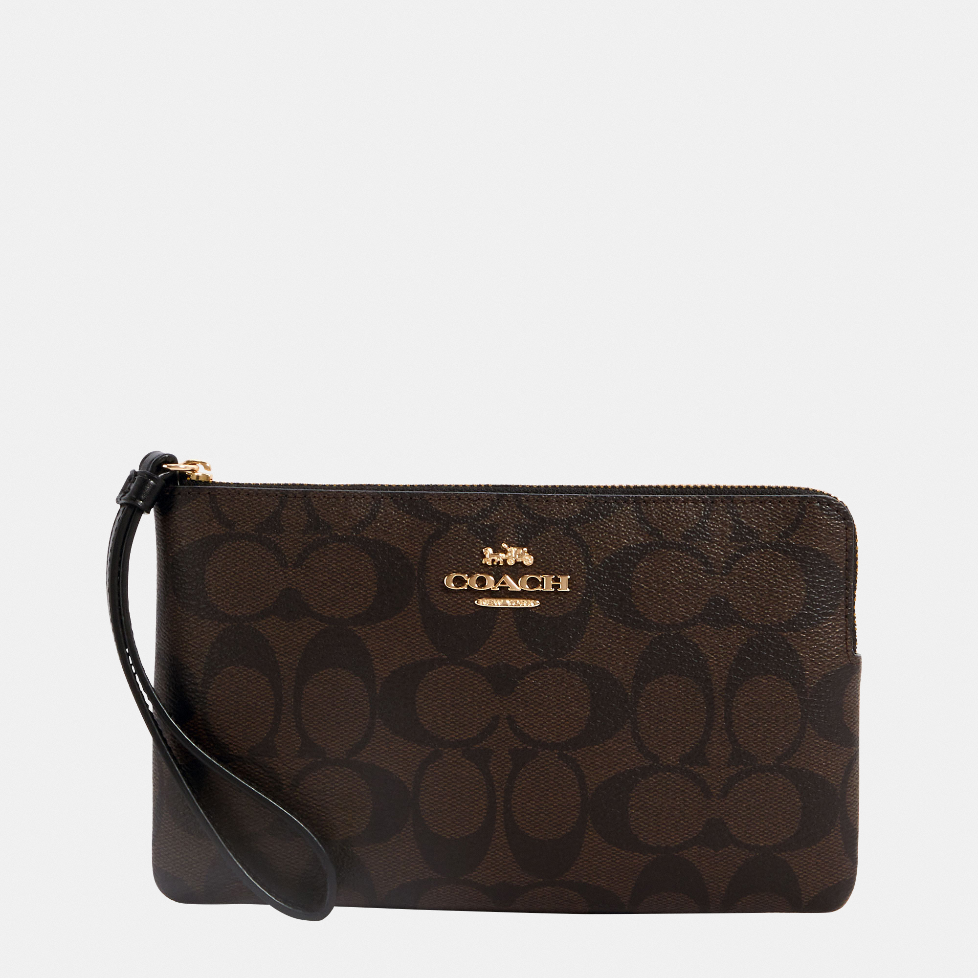 Signature Large Corner Zip Bag