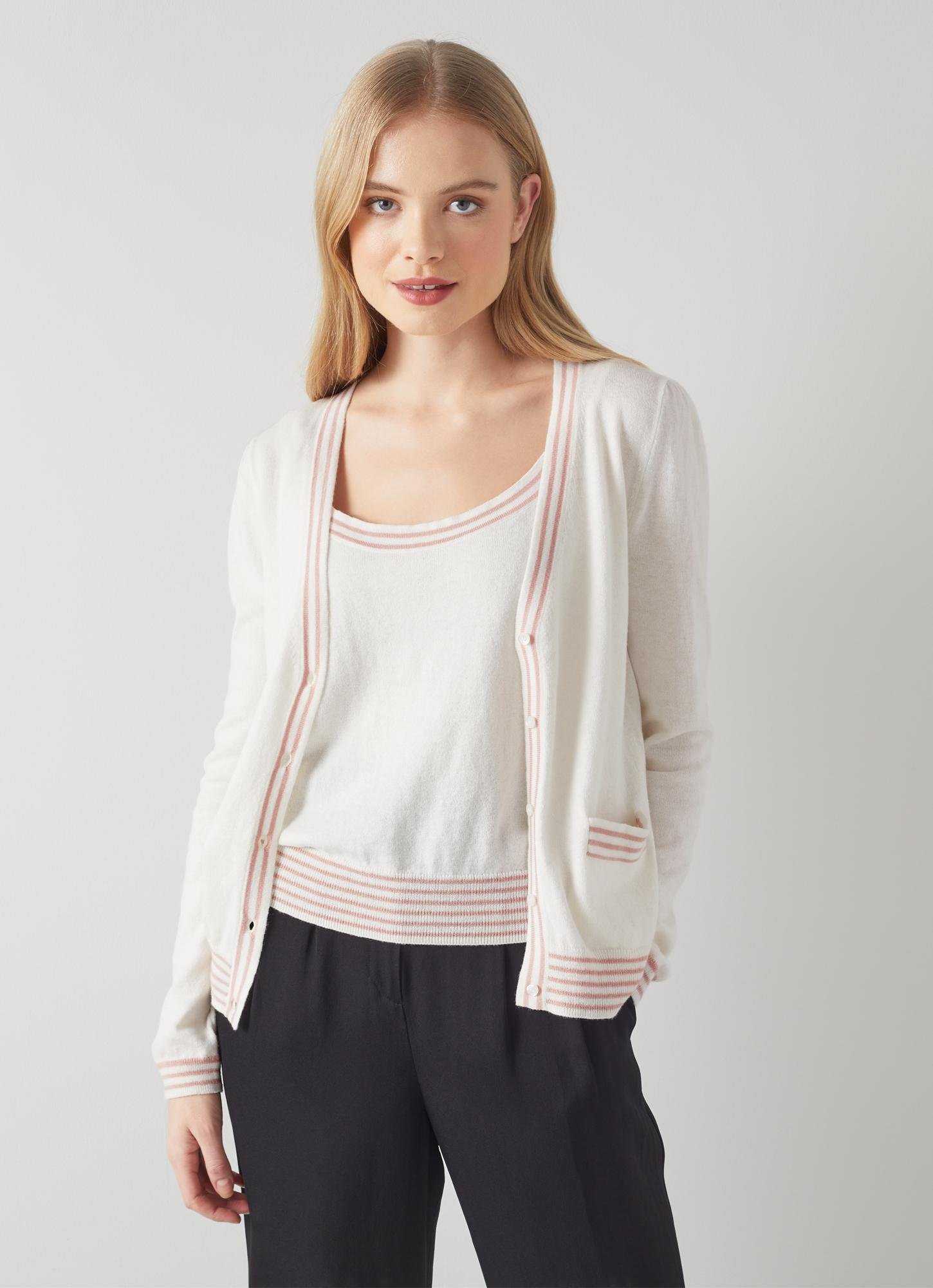 LK Bennett Villa Cardigans, Cream
