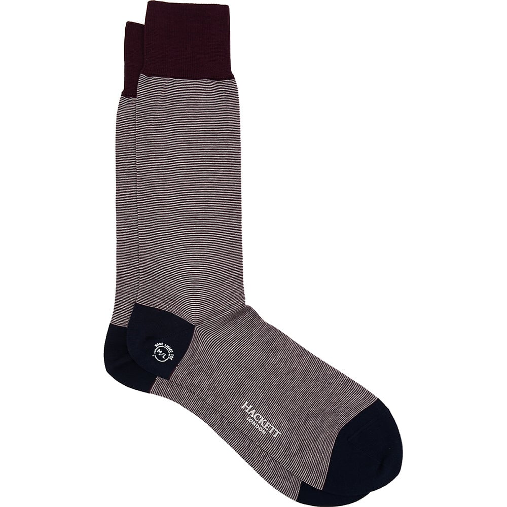 Mens Hackett Socks In Black And White