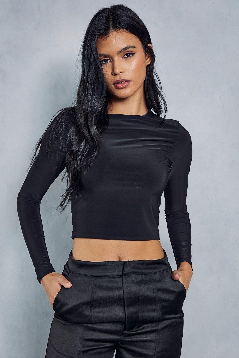Slinky Double Layer Long Sleeve Top